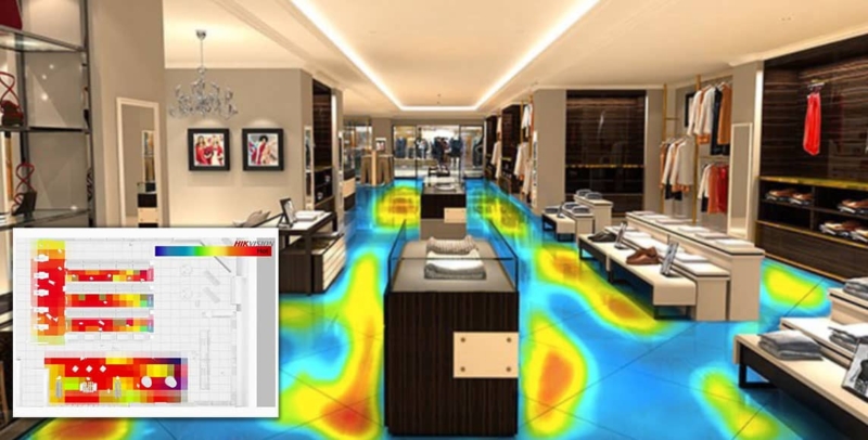 نقشه گرمایی دوربین مداربسته یا heat map و قیمت - نمایندگی مرکزی هایک ویژن